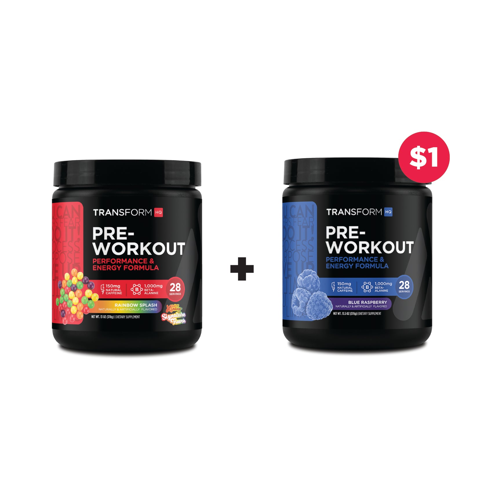 Buy Pre-Workout, Get 1 for $1 - TransformHQ