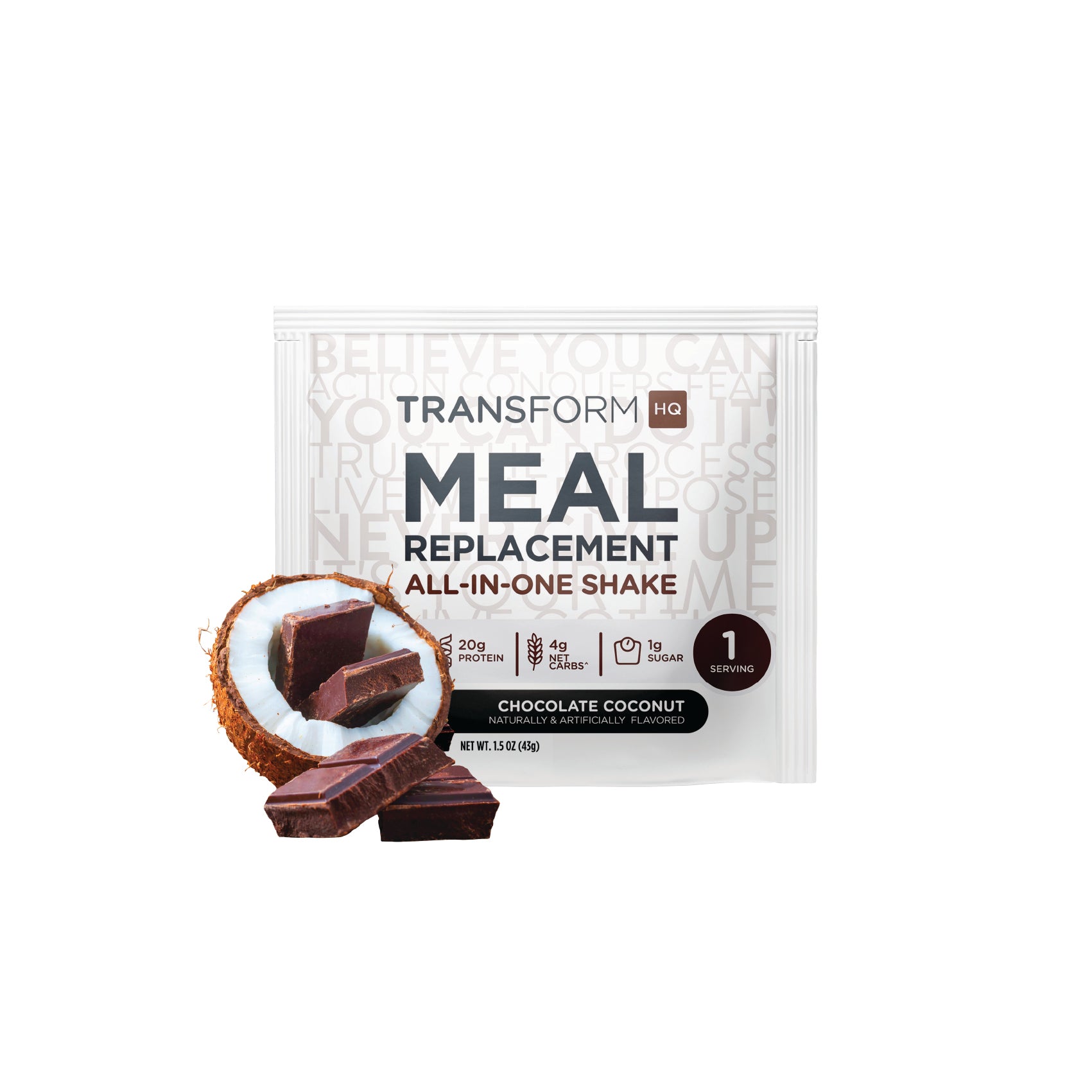 Meal Replacement Shake Sample Single Serve Pack - TransformHQ