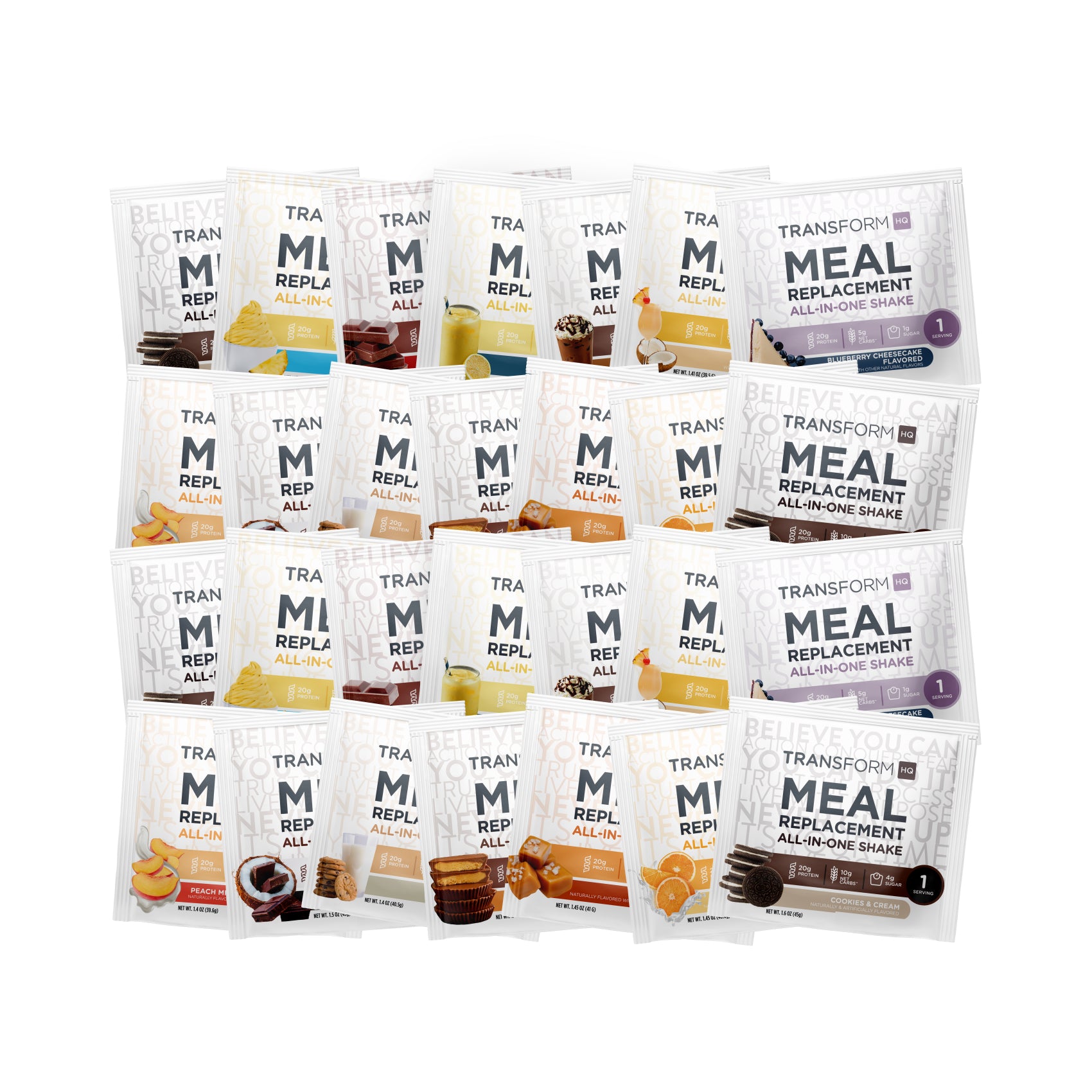28 Single-Serving Shake Packs - TransformHQ