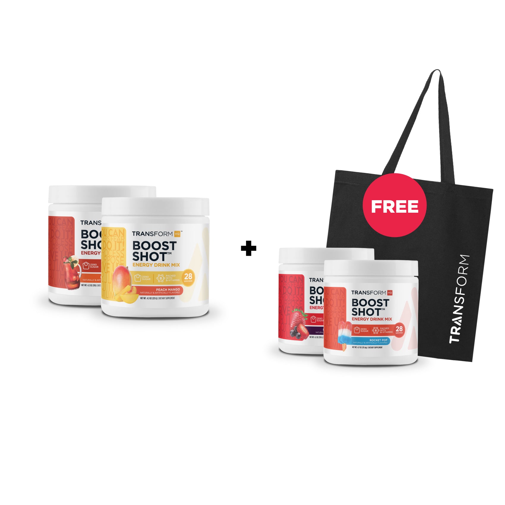 Buy 2 Boost Shots, Get 2 Boost Shots + Tote Bag Free - TransformHQ