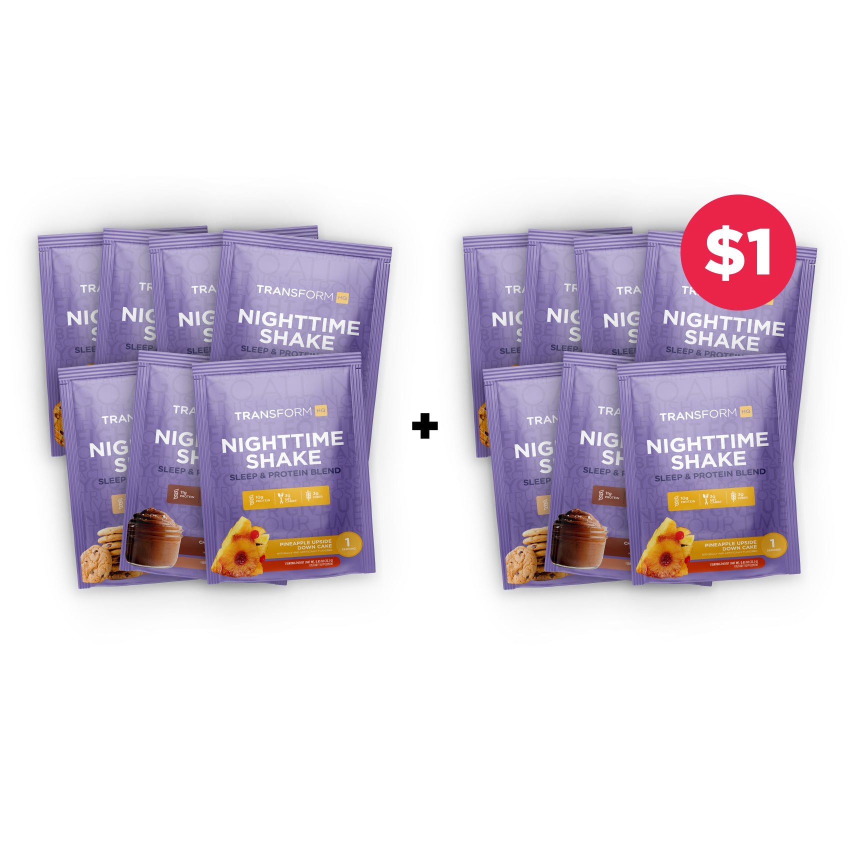 Buy 7 Nighttime Single-Serving Shake Packs, Get 7 for $1 - TransformHQ