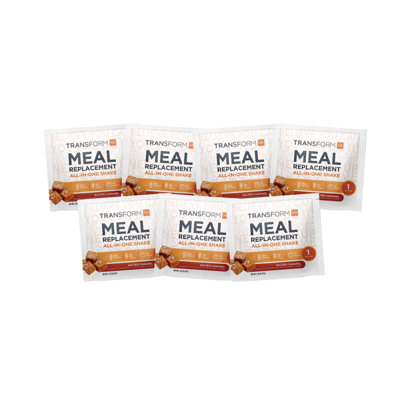 7 Salted Caramel Shake Packs - TransformHQ