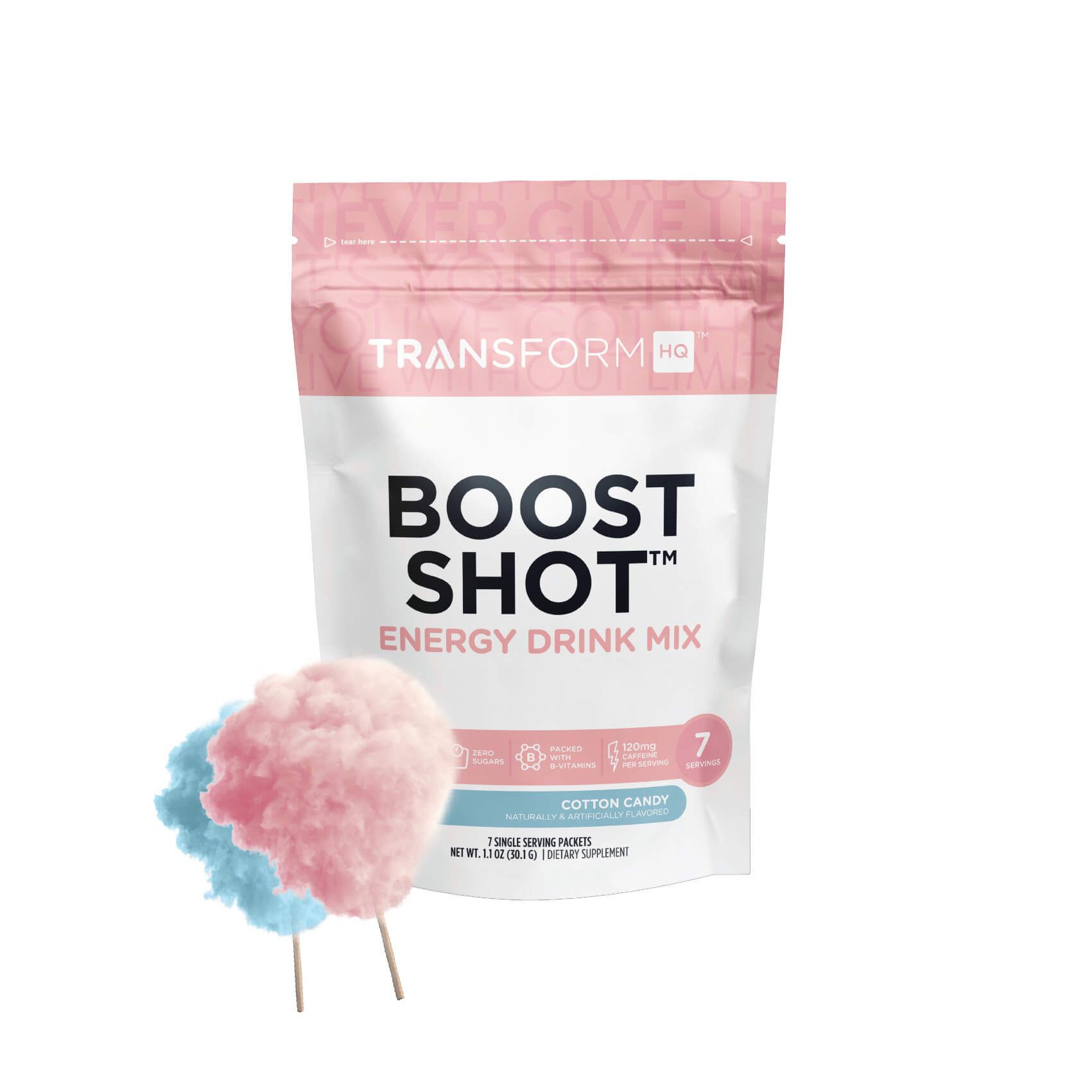 Cotton Candy Boost Shot 7-Stick Bag - TransformHQ