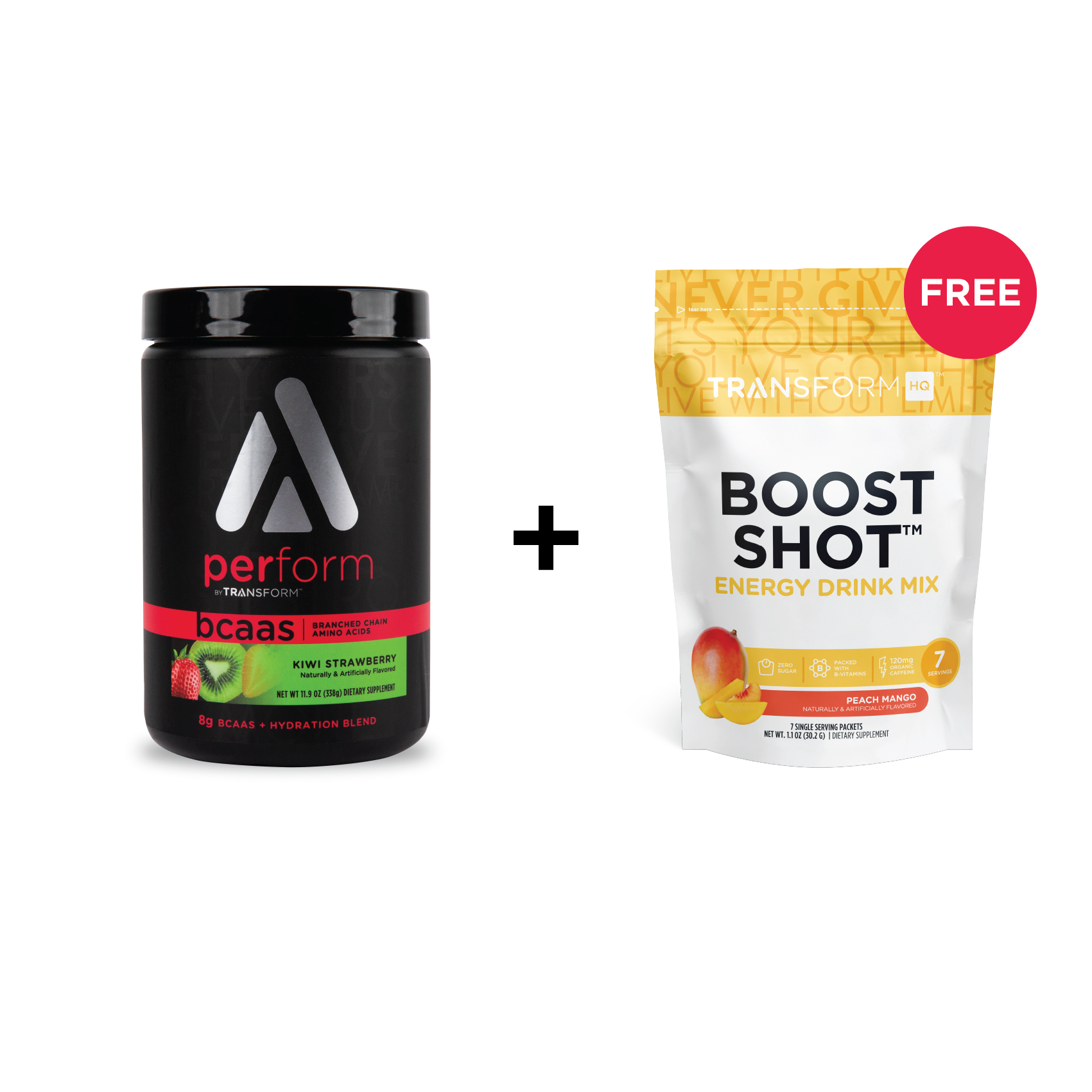 30% Off BCAAs + Free 7-Serving Boost Shot - TransformHQ