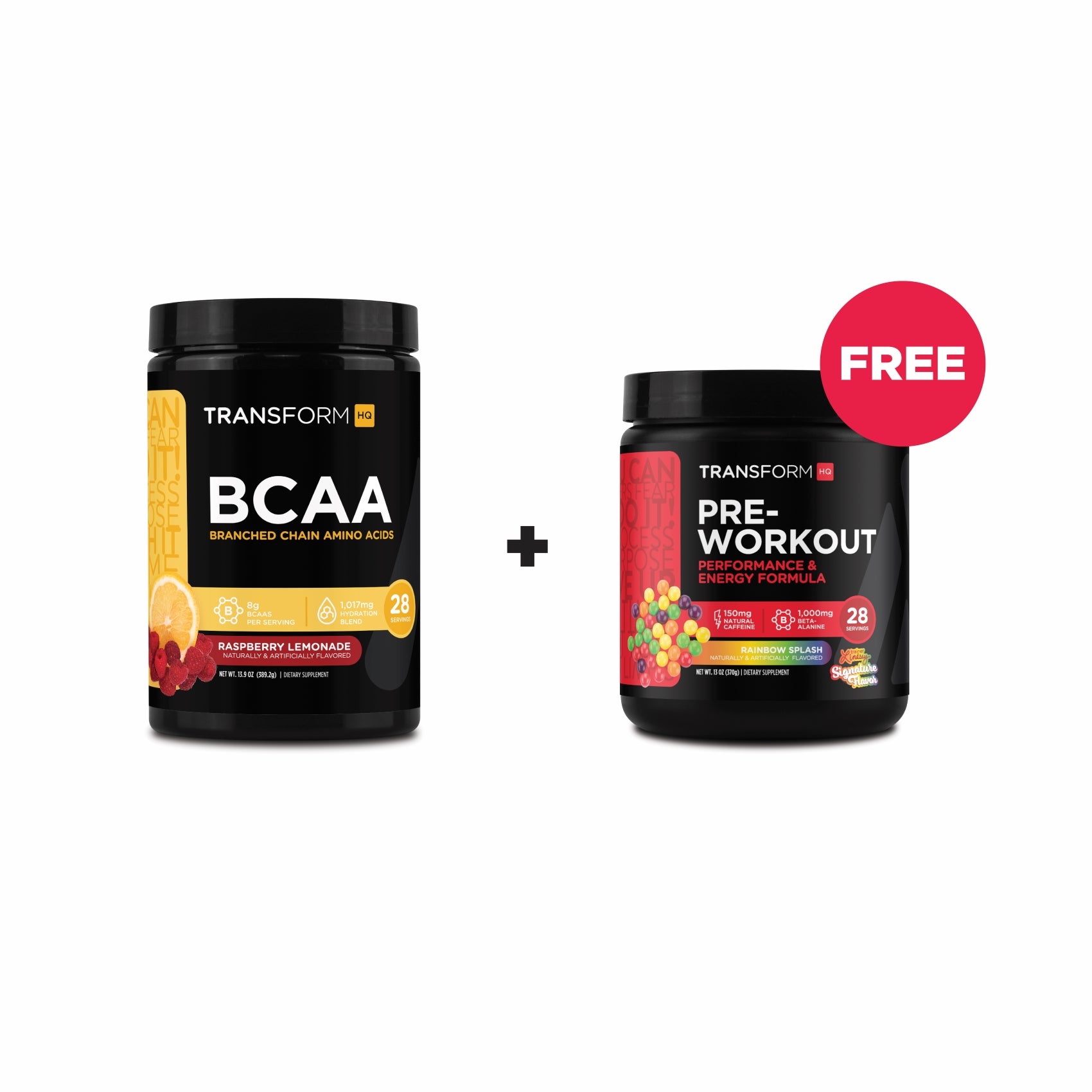 Buy BCAAs or Pre-Workout, Get 1 Free - TransformHQ