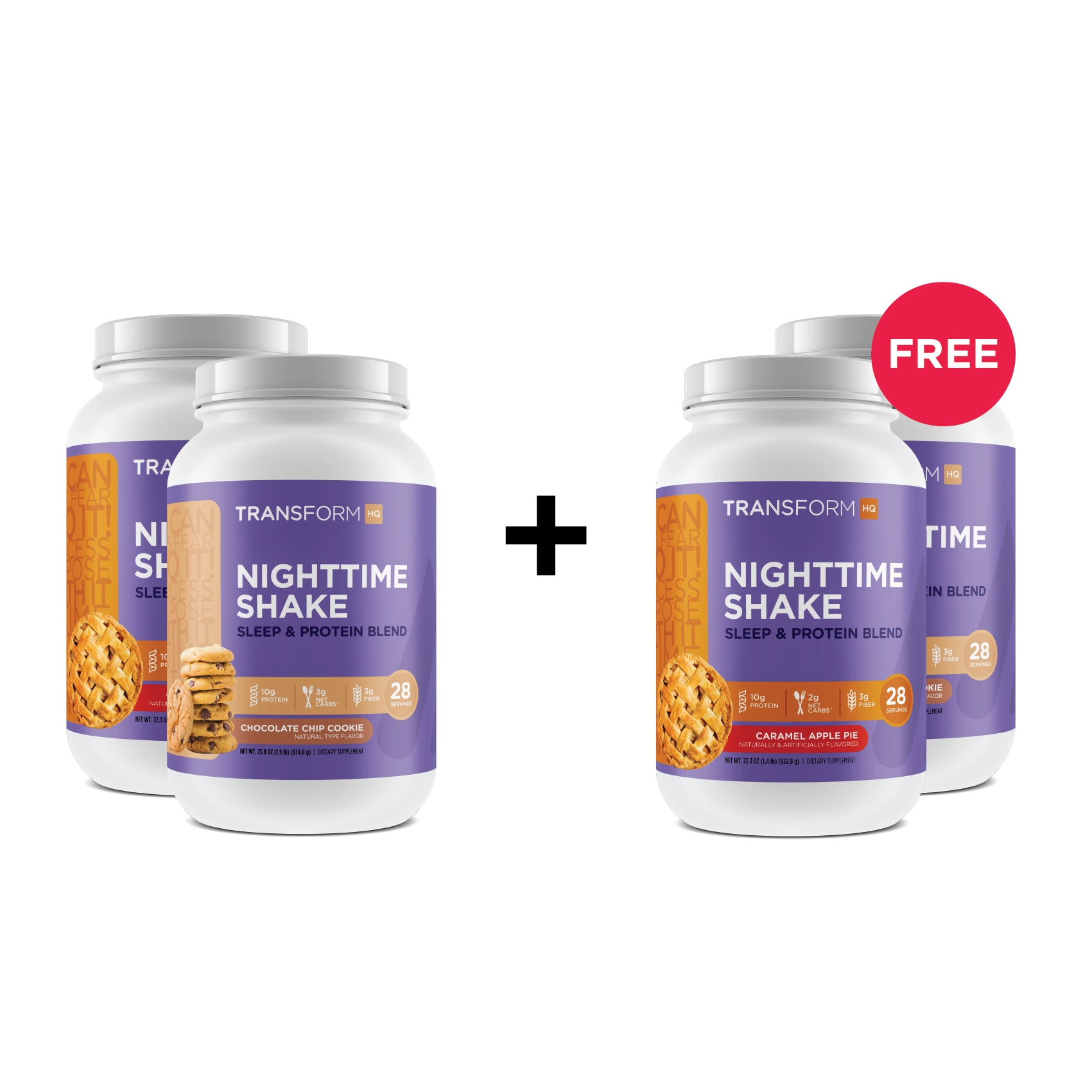 Buy 2 Nighttime Shakes, Get 2 Free - TransformHQ