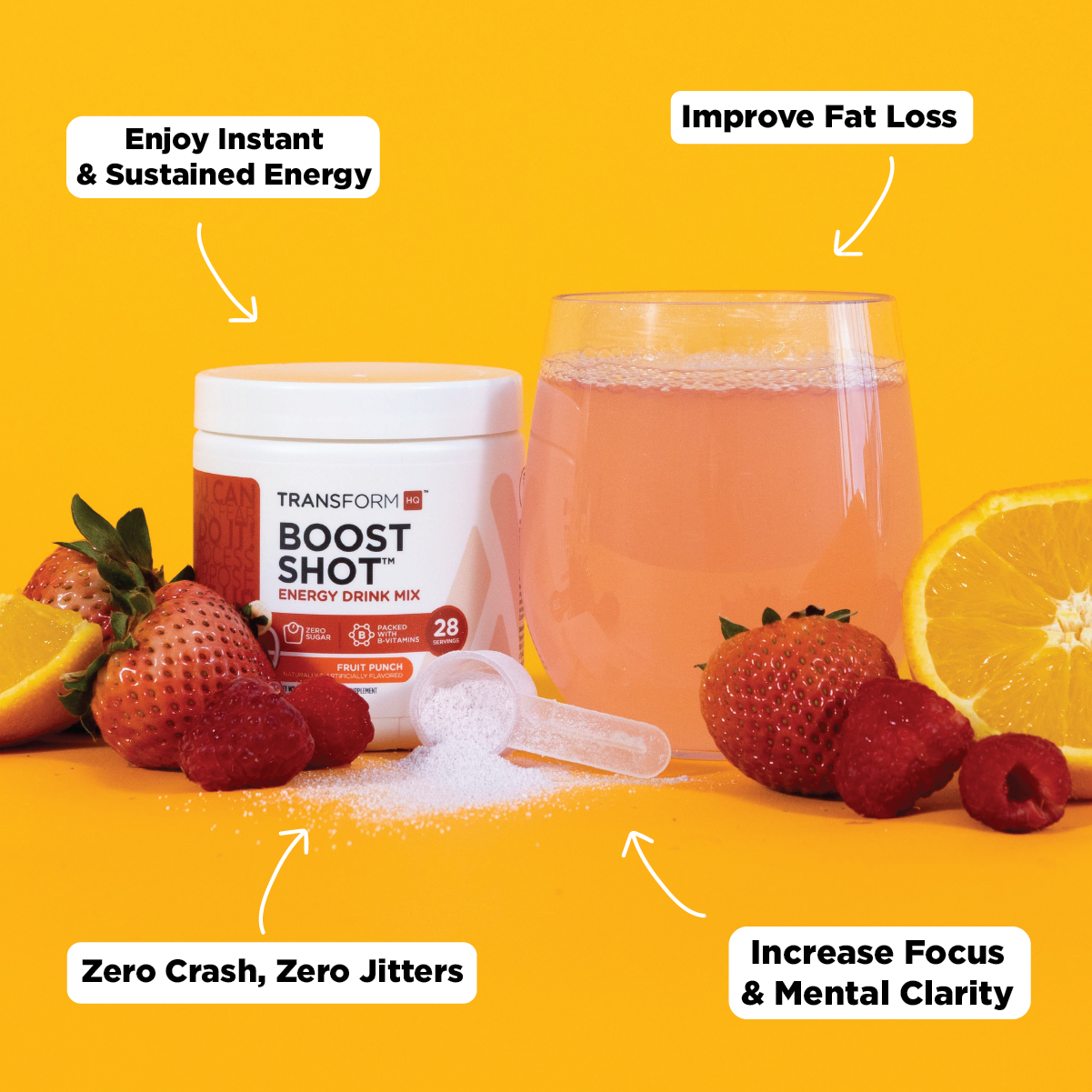 Boost Shot Energy Drink Mix (20% Off) - TransformHQ