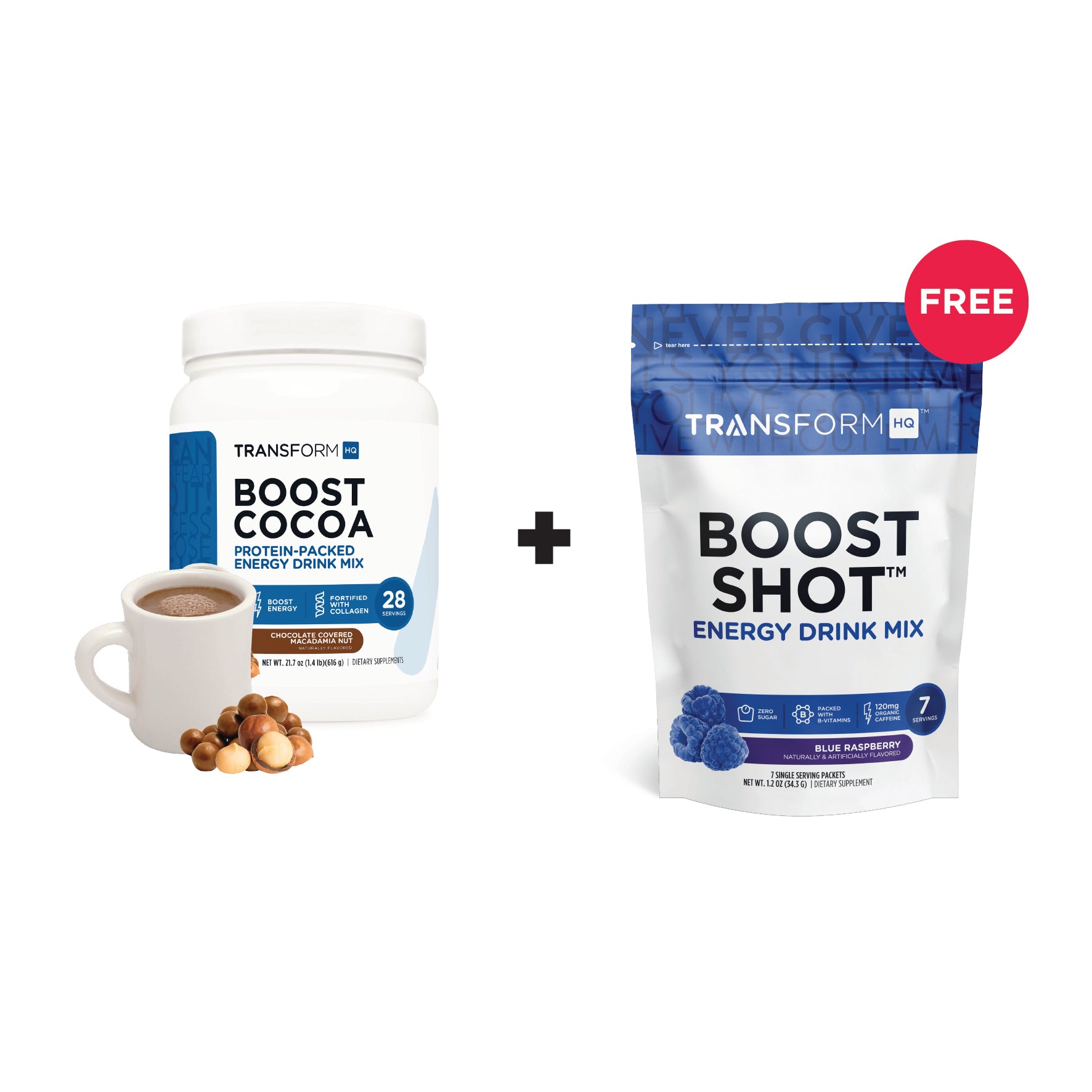30% Off Boost Cocoa + Free 7-Serving Boost Shot - TransformHQ