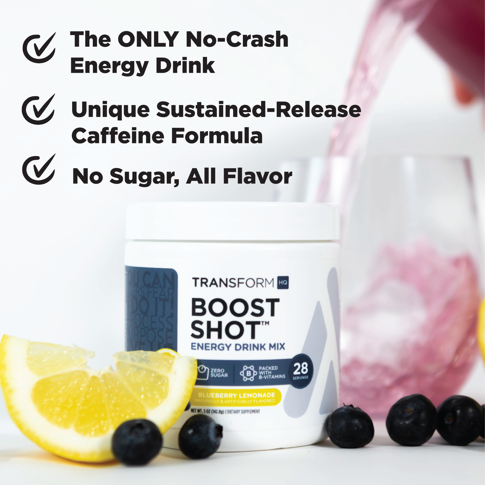 Boost Shot Energy Drink Mix - TransformHQ
