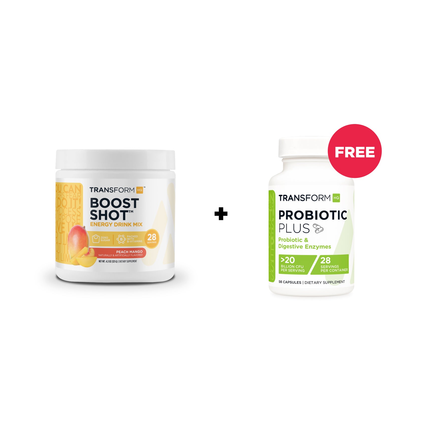 Buy Boost Shot, Get Probiotic Plus Free (Bundle) - TransformHQ