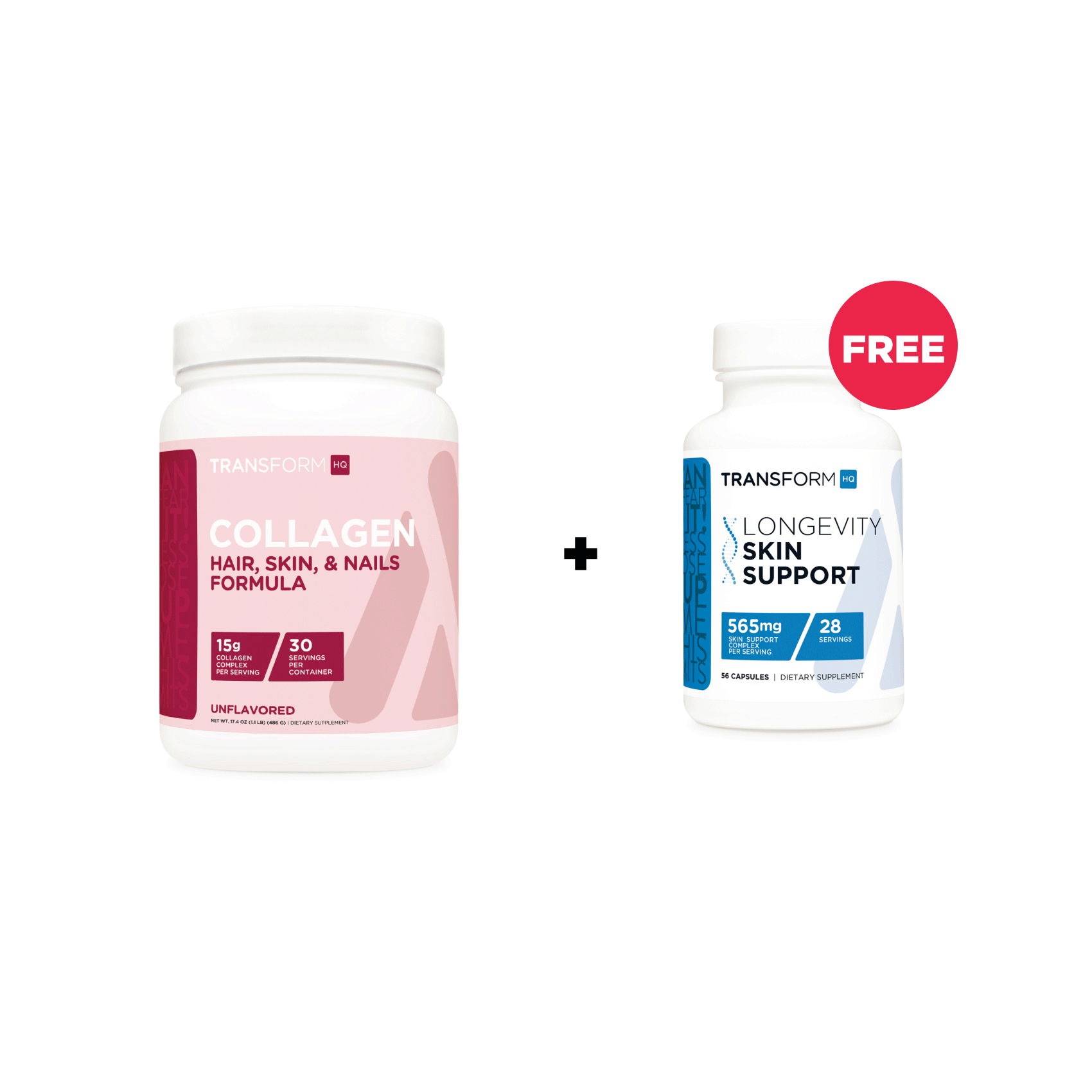 30% Off Collagen + Any Longevity Supplement Free - TransformHQ