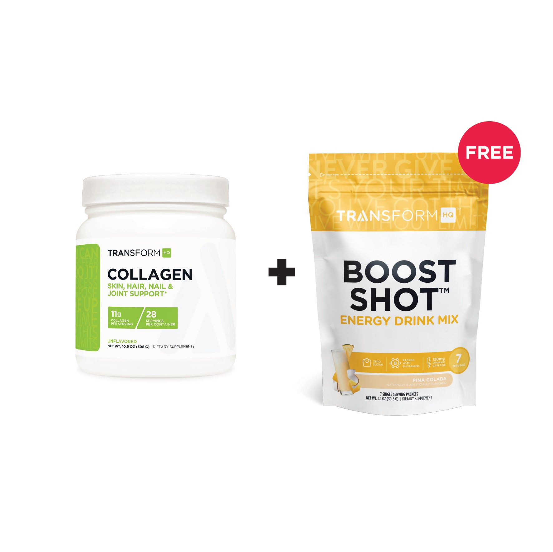 30% Off Collagen + Free 7-Serving Boost Shot - TransformHQ
