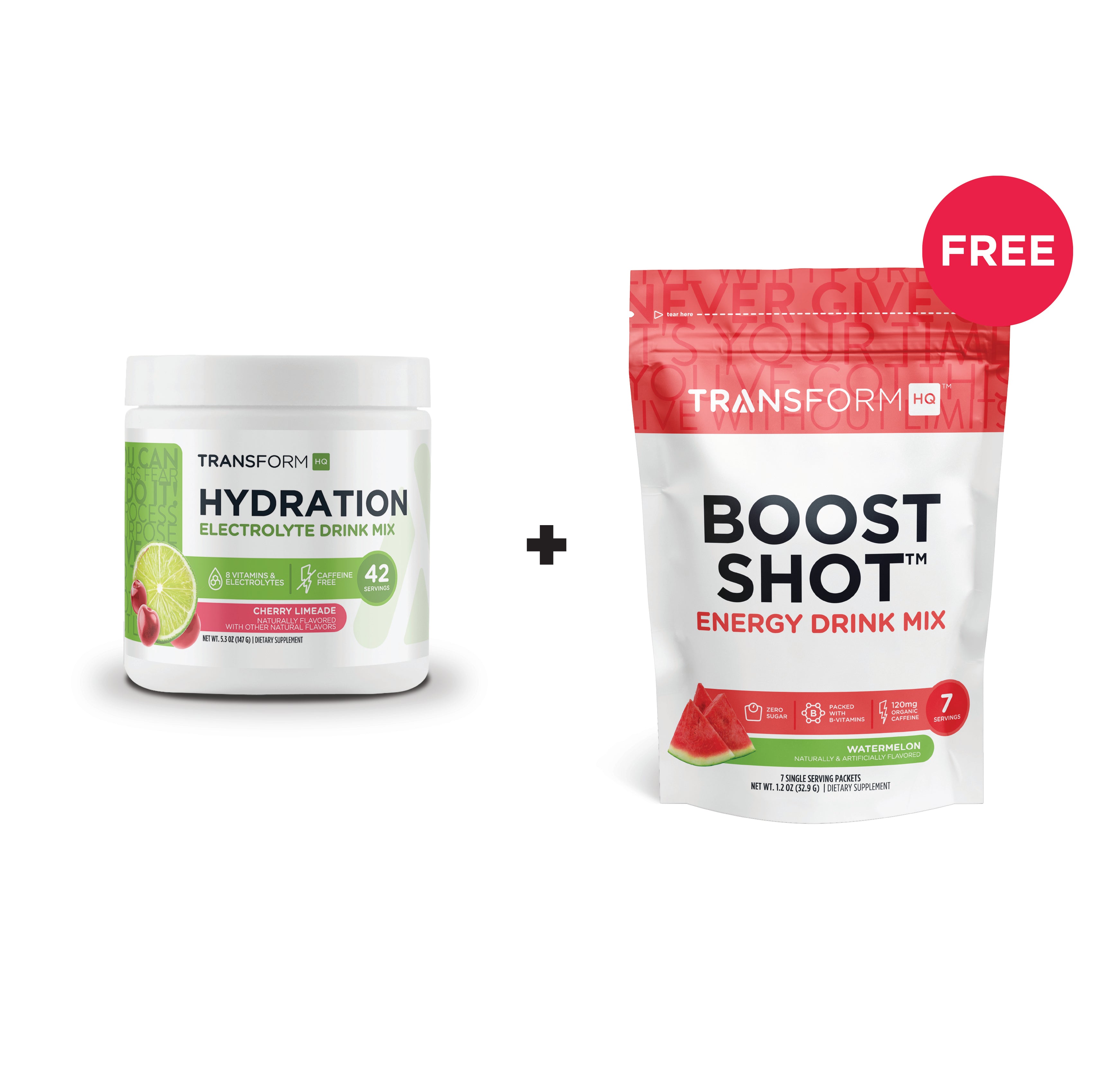 20% Off Hydration + Free 7-Serving Boost Shot - TransformHQ