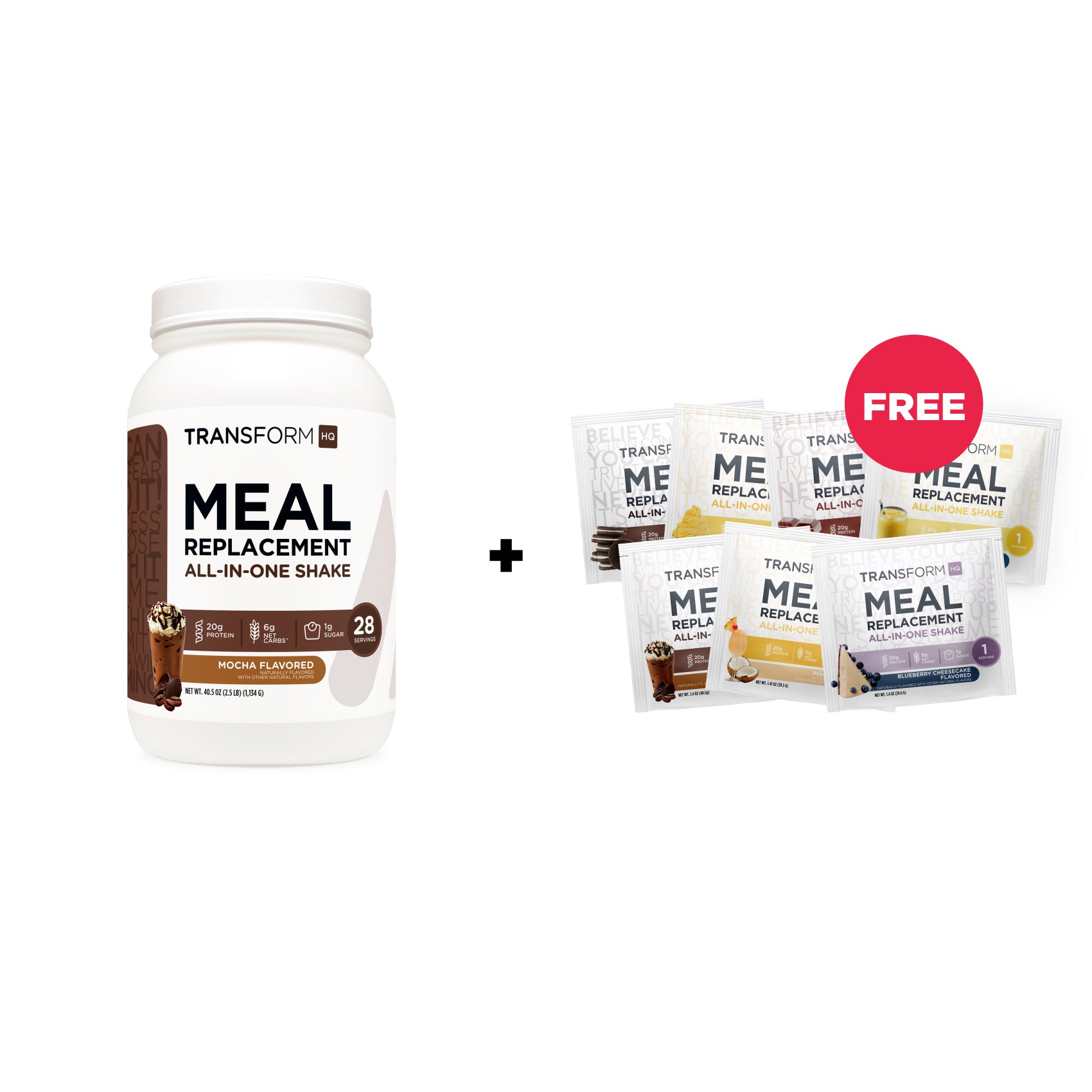 $20 Off Mocha Shake + 7 Shake Packs Free (Bundle) - TransformHQ