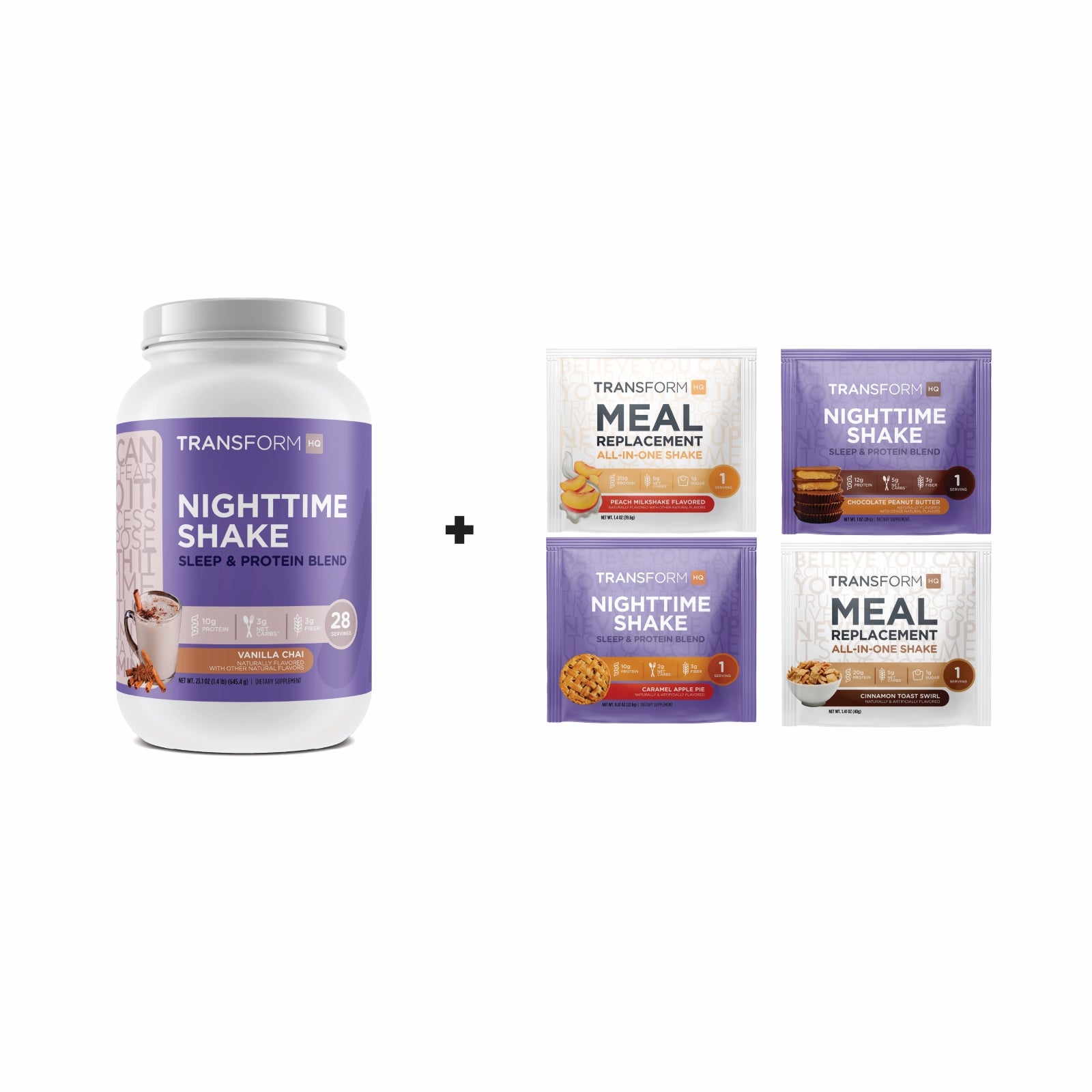 Nighttime Shake + 4 Single-Serving Shake Packs ($30 Off) - TransformHQ