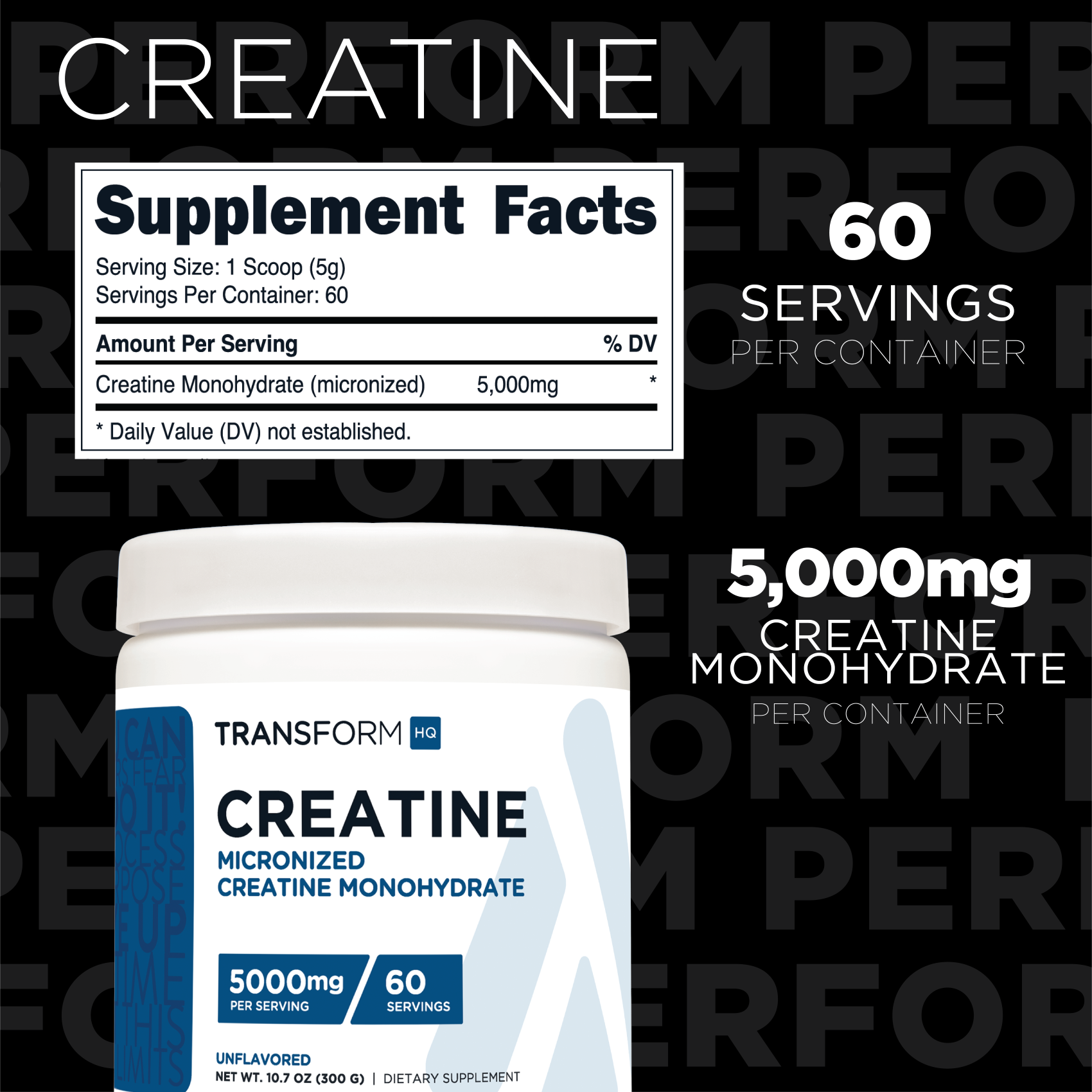 Perform Creatine - TransformHQ