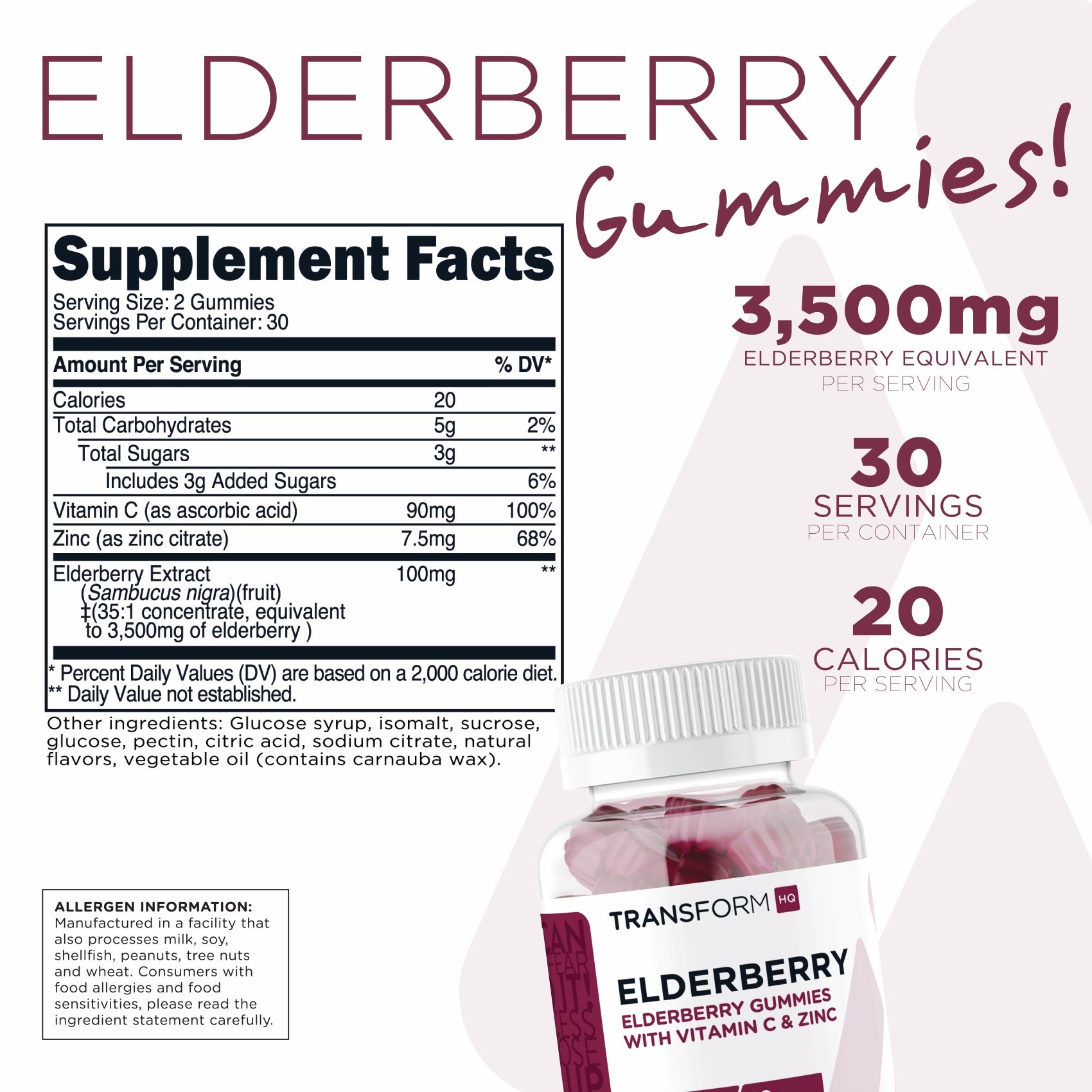Elderberry Gummies - TransformHQ