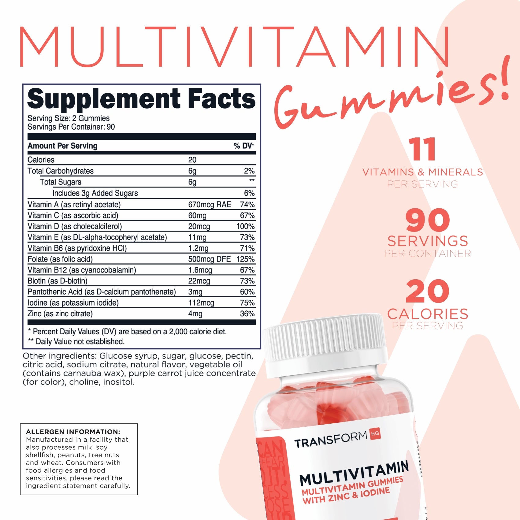 Multivitamin Gummies - TransformHQ