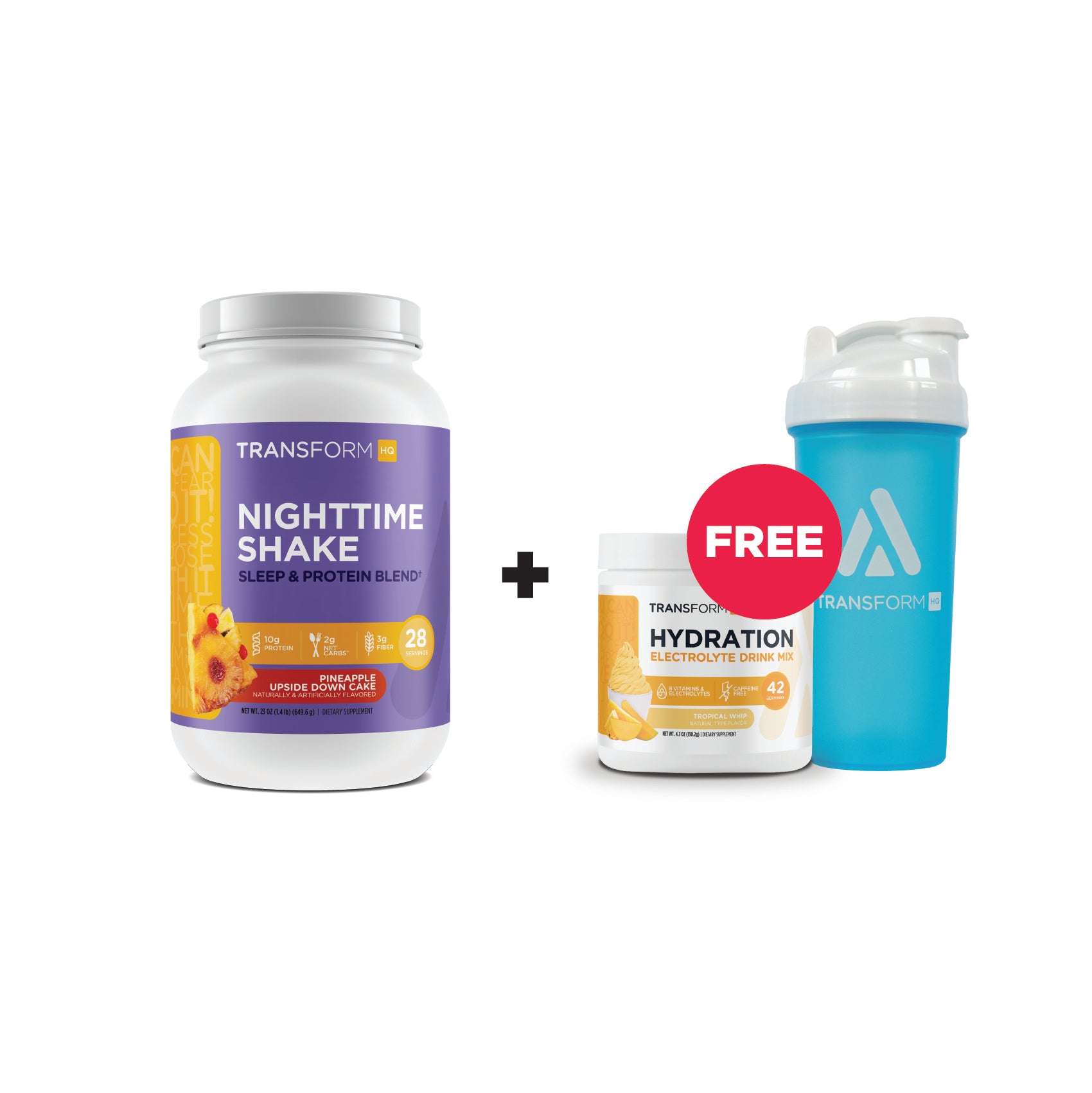 Buy Nighttime Shake, Get Hydration & Shaker Free - TransformHQ