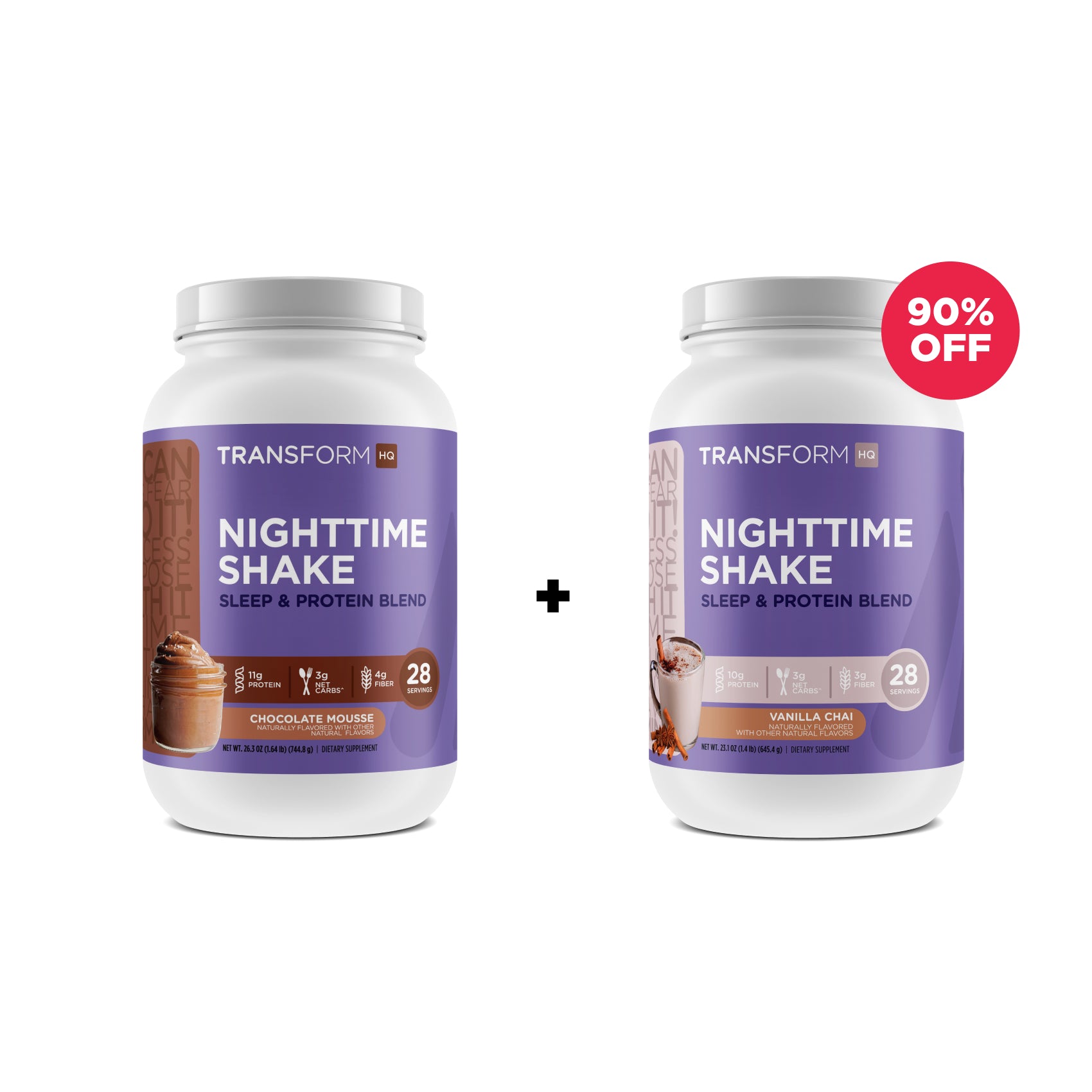 Buy Nighttime Shake, Get Nighttime Shake for 90% Off - TransformHQ