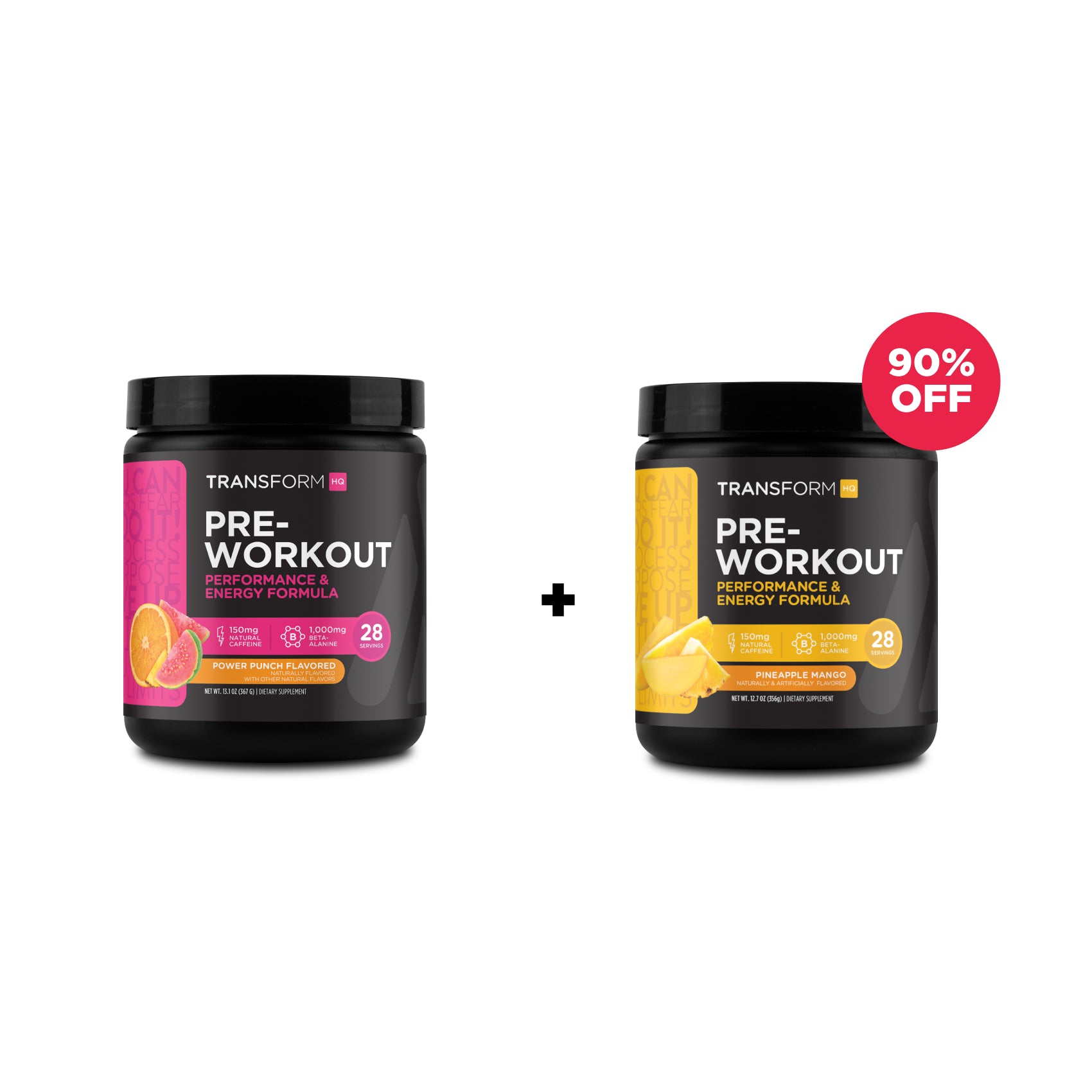 Buy Pre-Workout, Get Pre-Workout for 90% Off - TransformHQ