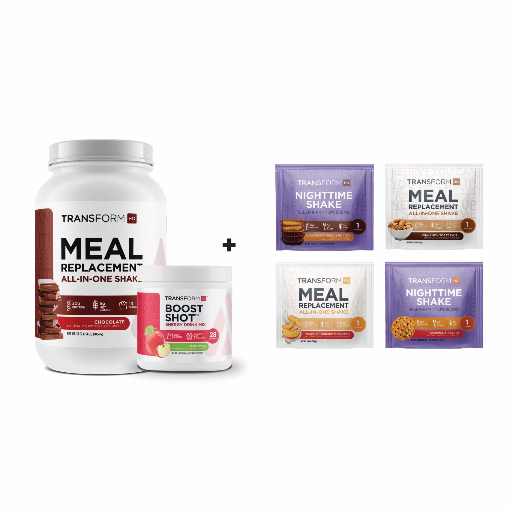 Shake, Boost Shot + 4 Single-Serving Shake Packs ($45 Off) - TransformHQ
