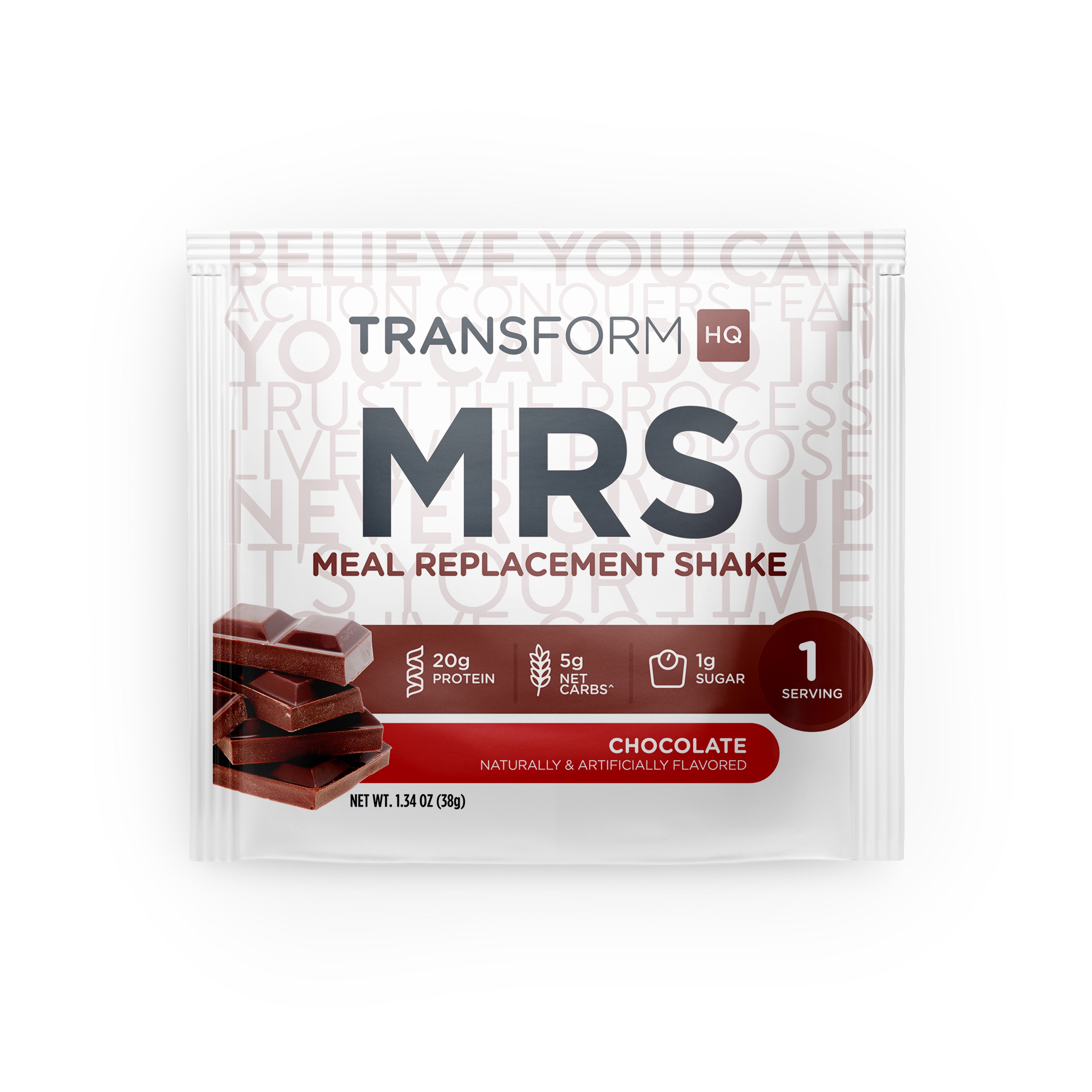 Meal Replacement Shake Sample Single Serve Pack - TransformHQ